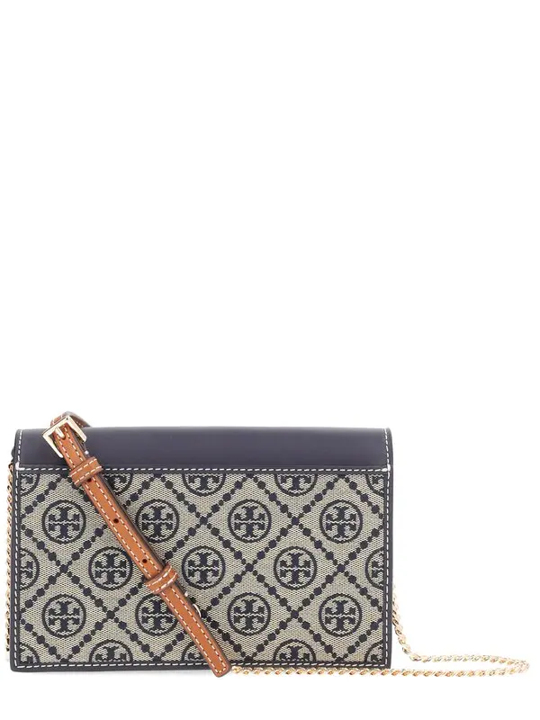 Tory Burch Wallet With Chain - Blue
