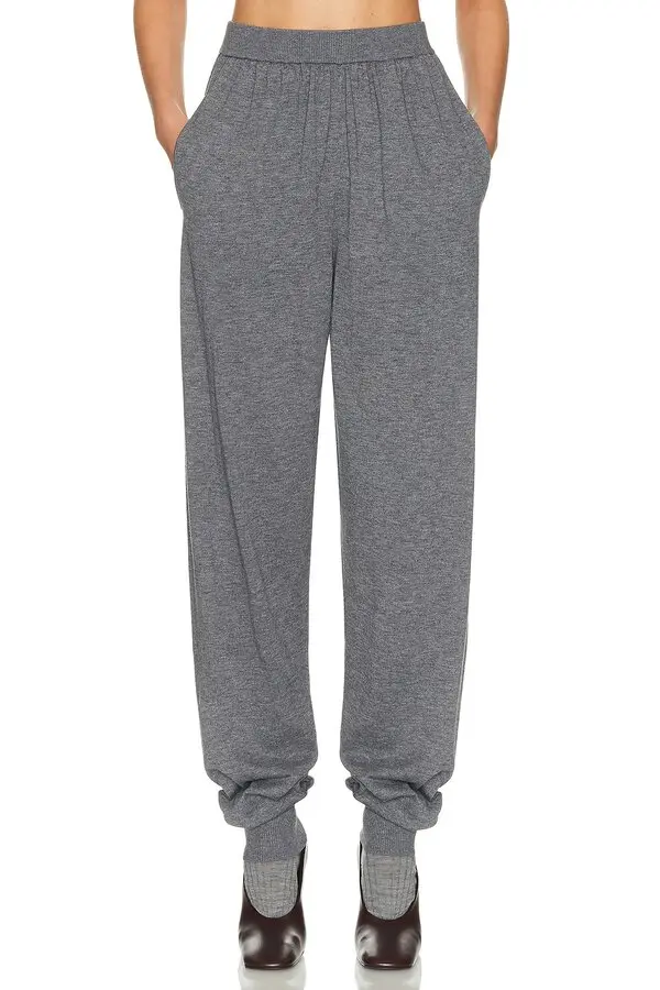 HELSA Kerstin Knit Jogger - Medium Heather Grey