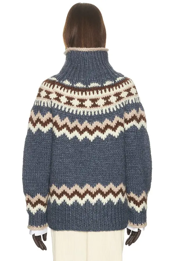 HELSA Asta Fairisle Sweater