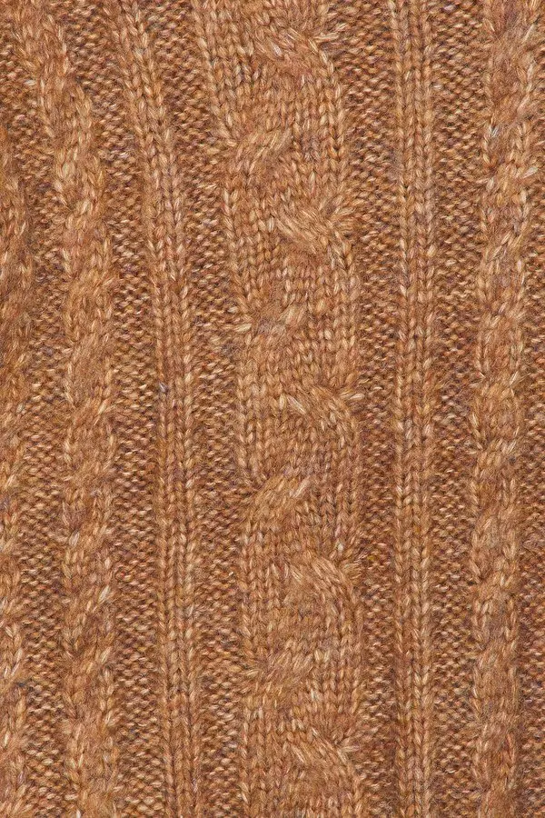 HELSA Jessiah Cable Cardigan - Acorn