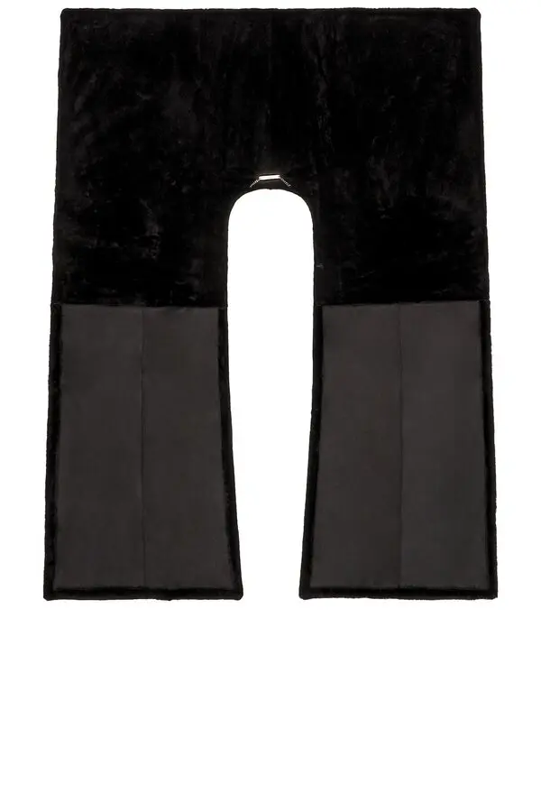 Nour Hammour Edra Draped Shearling Cape