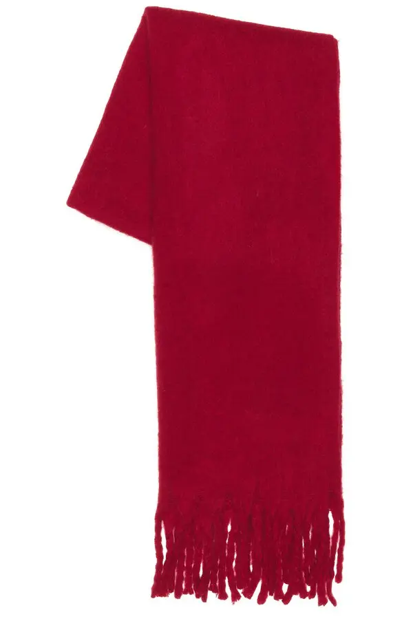 American Vintage Zinaco Scarf In Red - Flamenco