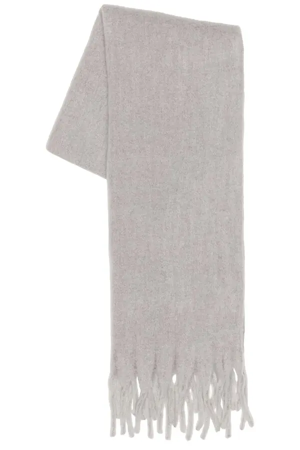 American Vintage Zinaco Scarf In Red - Gris Chine