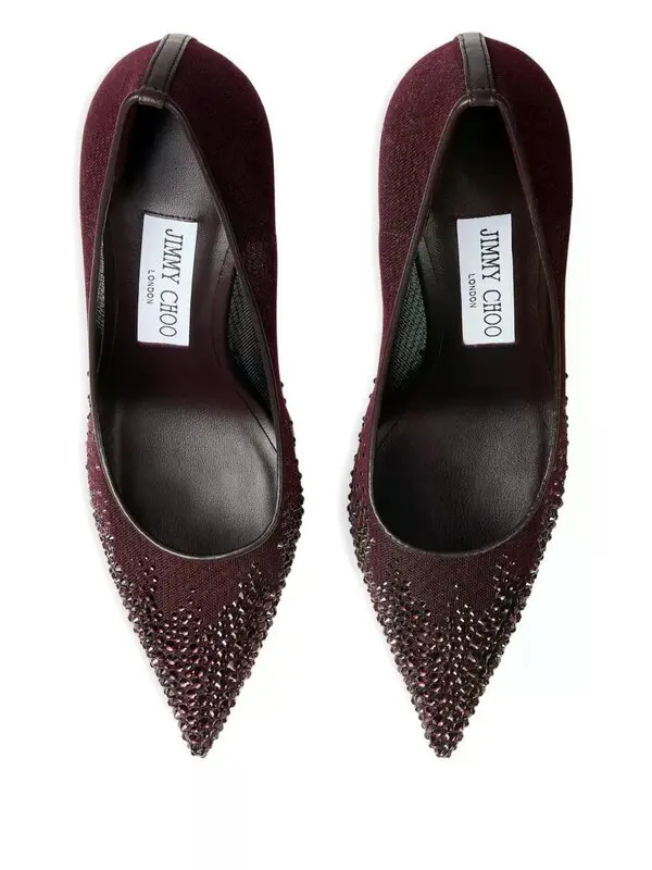JIMMY CHOO Embellished Pointed Toe Pumps