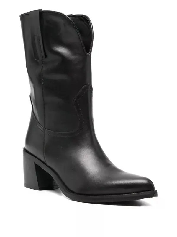 PAOLA PARISI 65mm Block-heel Boots - Black