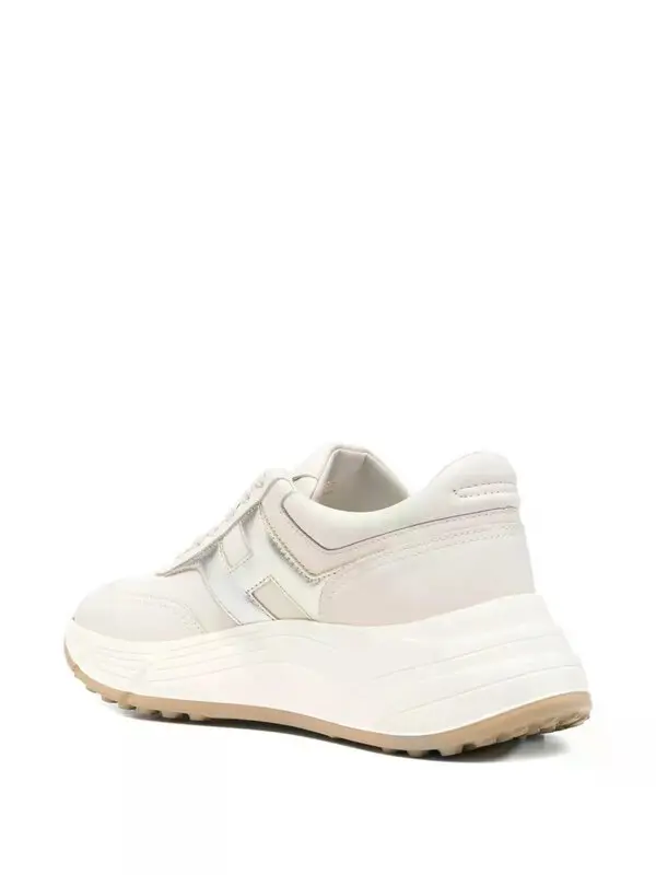Hogan Hi-fi Leather Sneakers - Neutrals