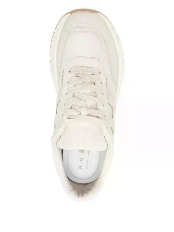 Hogan Hi-fi Leather Sneakers - Neutrals