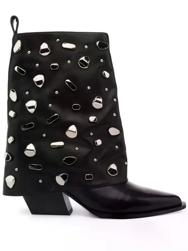 MARC ELLIS 65mm Stud-embellished Boots