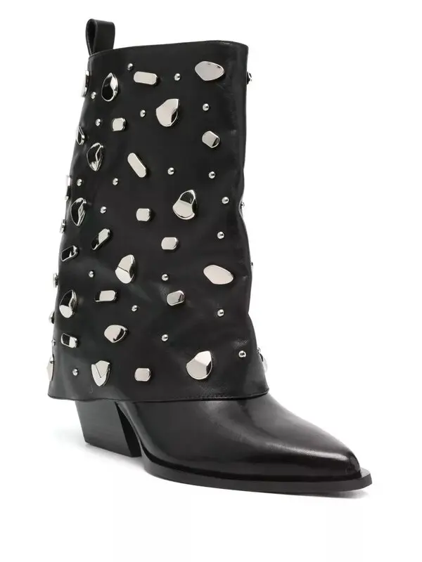 MARC ELLIS 65mm Stud-embellished Boots