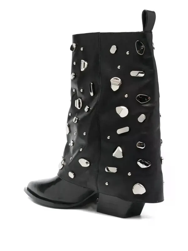MARC ELLIS 65mm Stud-embellished Boots