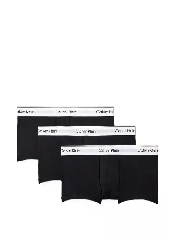 Calvin Klein Logo-waistband Boxers Set - Black