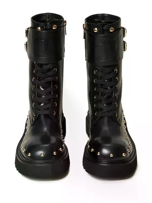 TWINSET Lace-up Combat Boots
