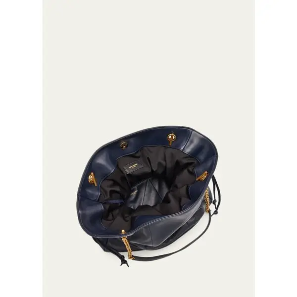 Saint Laurent Jamie 4.3 Medium Shopping Tote Bag - Navy