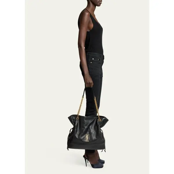 Saint Laurent Jamie 4.3 Medium Shopping Tote Bag - Navy