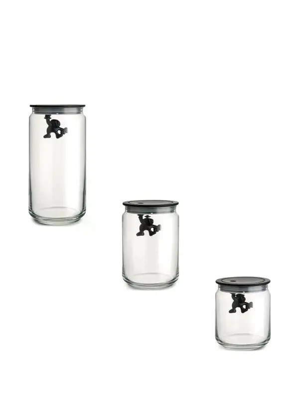 ALESSI Figure Jars - White