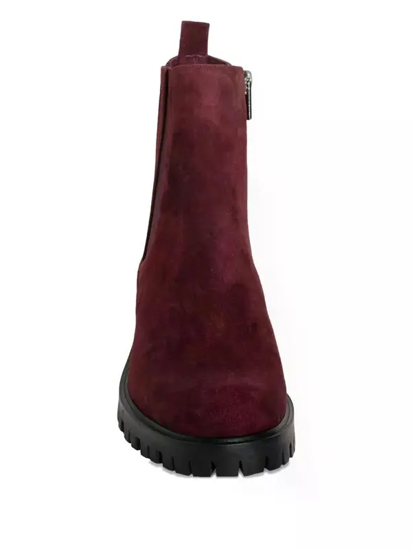 CHUCKIES Lug-sole Suede Ankle Boot