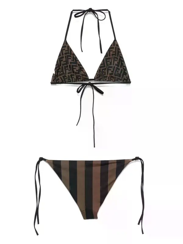 Fendi Patterned Reversible Bikini
