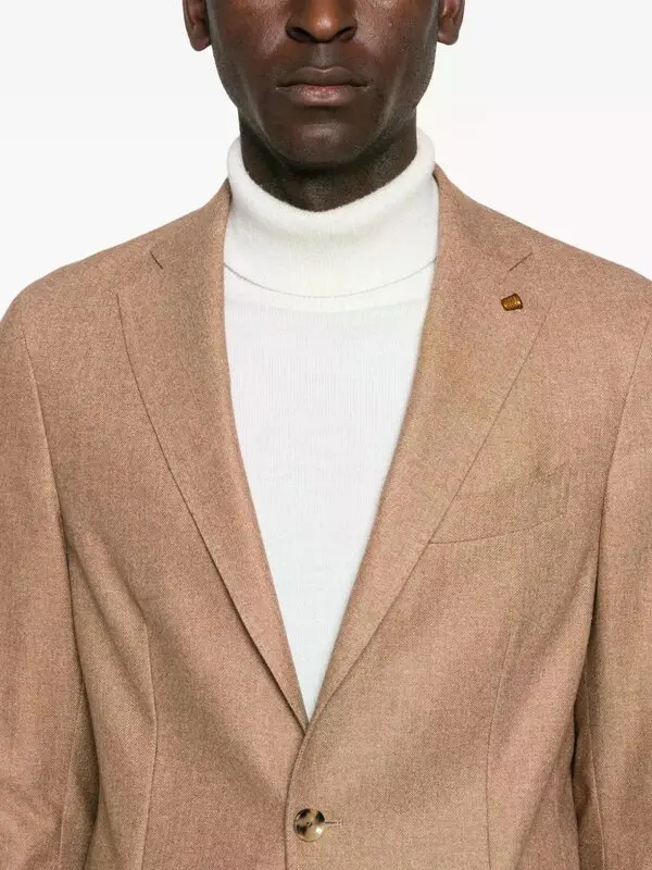 LATORRE Single-breasted Blazer - Brown