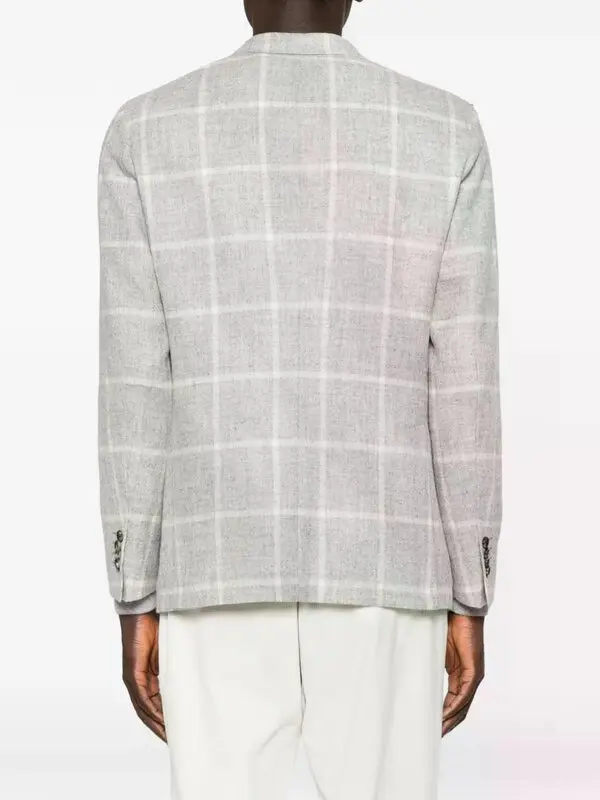 LATORRE Check-pattern Blazer - Grey