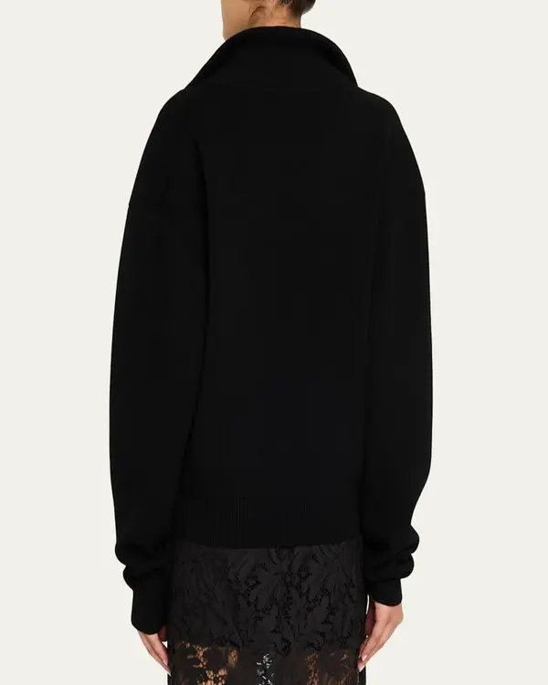 A.L.C. Timmy Polo Sweater - Black