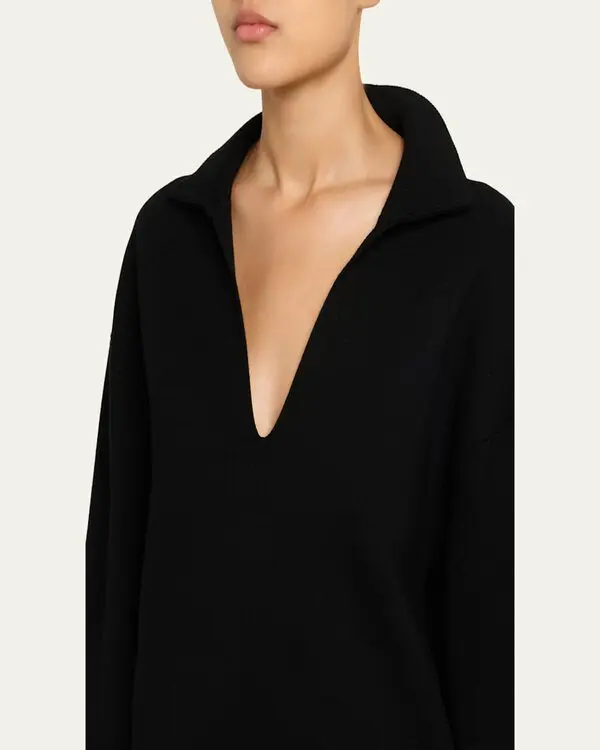 A.L.C. Timmy Polo Sweater - Black