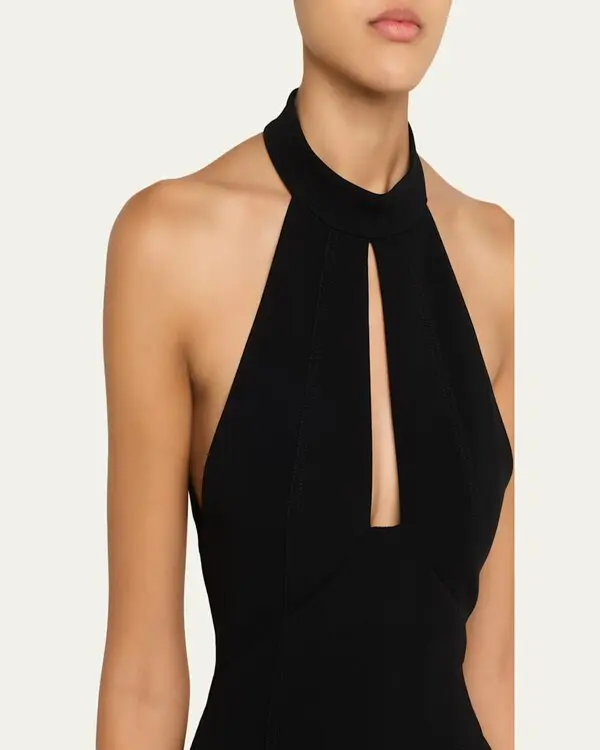 A.L.C. Lucie Wide-leg Halter Jumpsuit