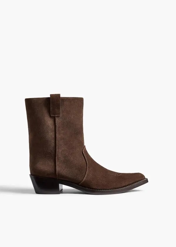 Khaite Clive Ankle Boot - Ebano