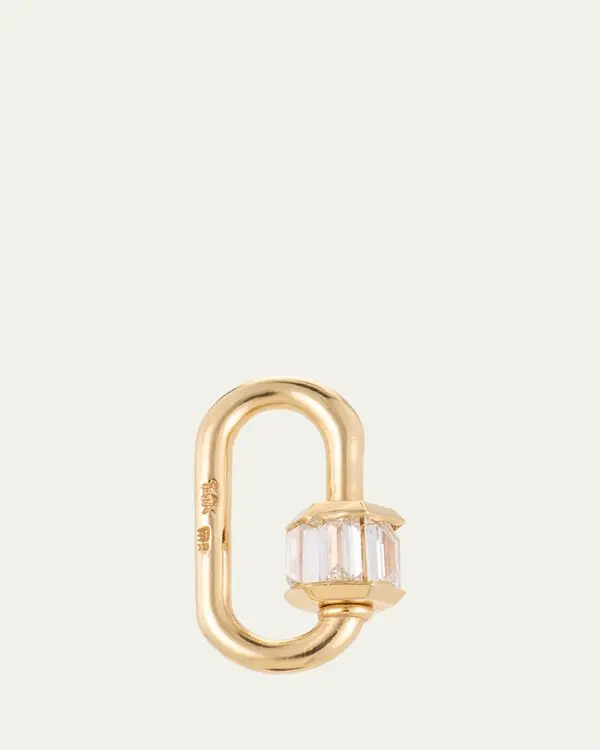 MARLA AARON Total Baguette Babylock With Diamonds - Yg
