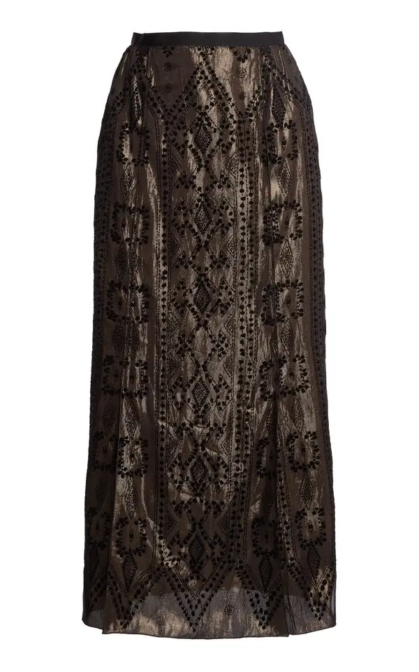 LANVIN Woven Maxi Skirt