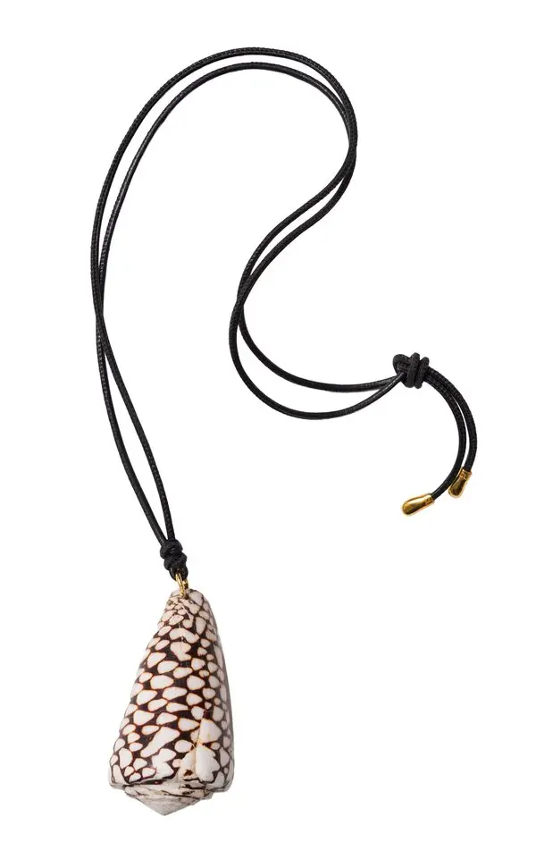 Chan Luu 18k Gold-plated Cone Shell Necklace