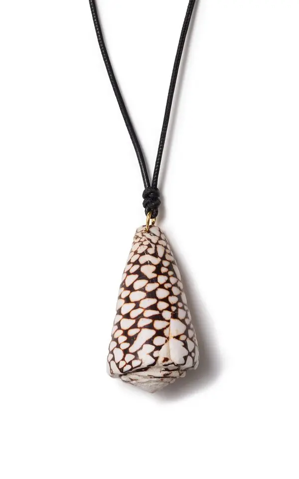 Chan Luu 18k Gold-plated Cone Shell Necklace