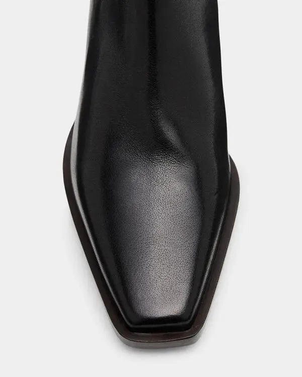 Brunello Cucinelli Leather Wool Western Chelsea Booties