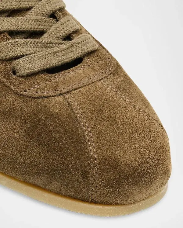 COMMON PROJECTS Low-top Suede And Leather Sneakers