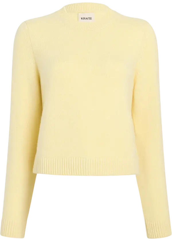 Khaite Leta Cashmere Pullover - Zest