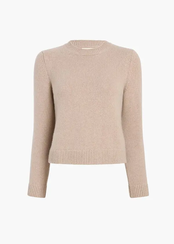 Khaite Leta Cashmere Pullover - Putty