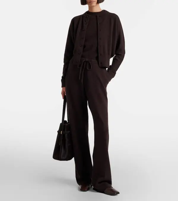 Extreme Cashmere Lauren Knitted Cashmere-blend Top - Brown