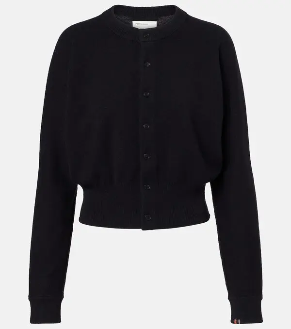Extreme Cashmere Blouson Cashmere-blend Cardigan - Black