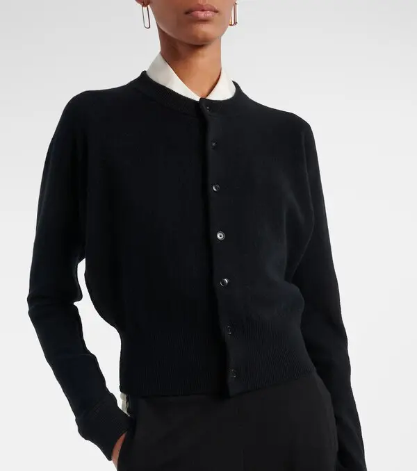 Extreme Cashmere Blouson Cardigan - Black