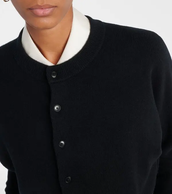 Extreme Cashmere Blouson Cardigan - Black
