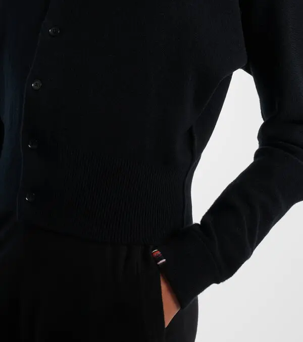 Extreme Cashmere Blouson Cardigan - Black
