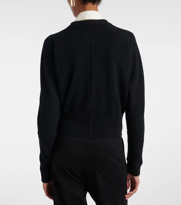 Extreme Cashmere Blouson Cardigan - Black