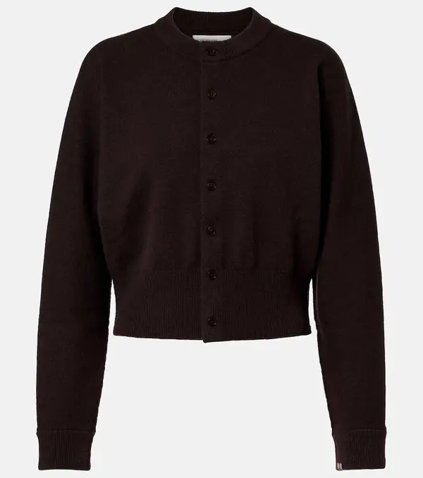 Extreme Cashmere Blouson Cashmere-blend Cardigan - Brown