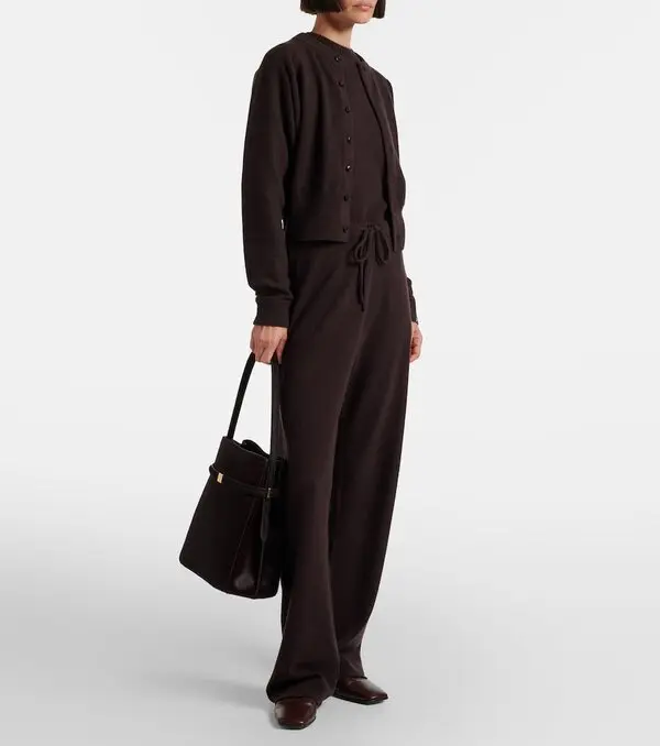Extreme Cashmere Blouson Cashmere-blend Cardigan - Brown