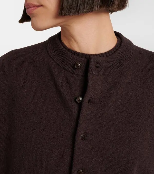 Extreme Cashmere Blouson Cashmere-blend Cardigan - Brown