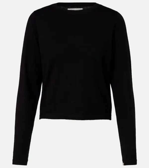 Extreme Cashmere Lisa Cotton And Cashmere Top - Black