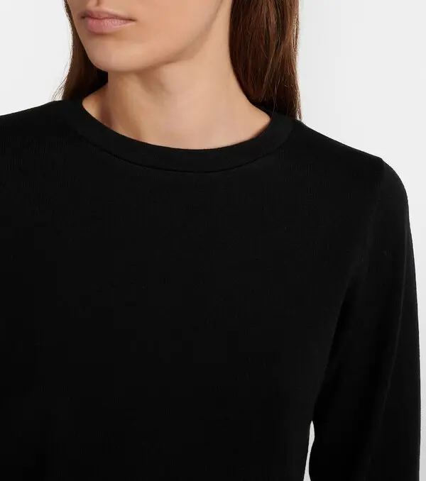 Extreme Cashmere Lisa Cotton And Cashmere Top - Black