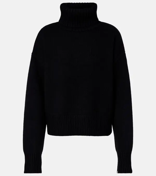 Extreme Cashmere N°434 Cashmere Turtleneck Sweater - Black