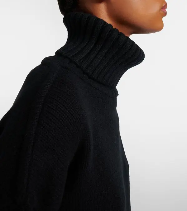 Extreme Cashmere N°434 Cashmere Turtleneck Sweater - Black