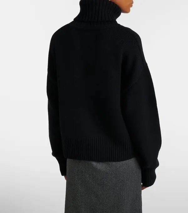 Extreme Cashmere N°434 Cashmere Turtleneck Sweater - Black