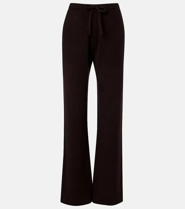 Extreme Cashmere Run Cashmere-blend Sweatpants - Brown